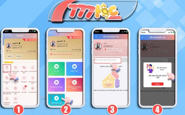 LÀM THẾ NÀO ĐỂ NHẬN MÃ KHUYẾN MÃI？ - 777loc